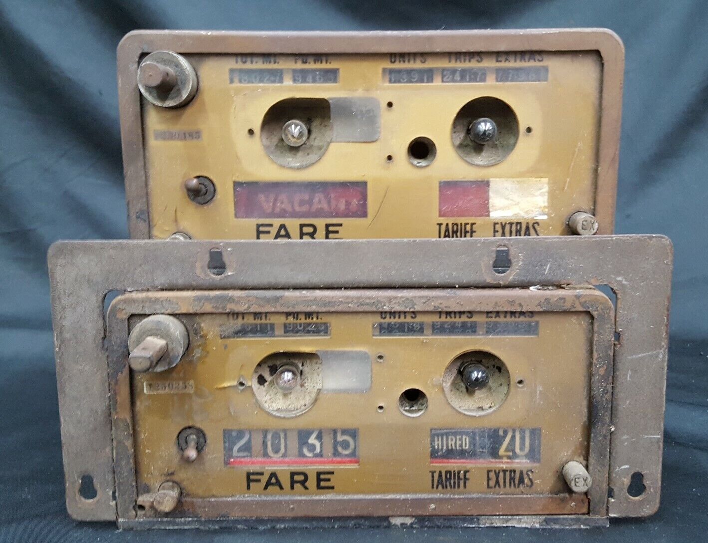 Vintage Pair of Taxi Cab Meters – ANTIQUE IRON